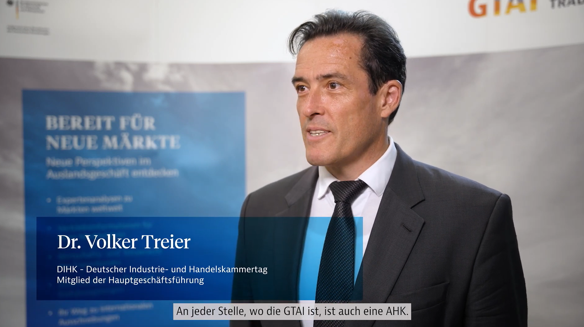 Interview mit Dr. V. Treier zum 15. Geburtstag der GTAI